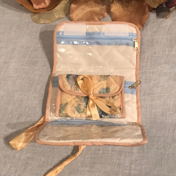 Bags | Pretty 2 Piece Mini Toiletry Travel Set | Poshmark